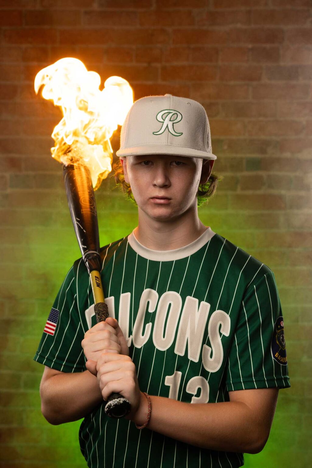 High School Senior Portraits with Fire - Crystal Madsen Photography